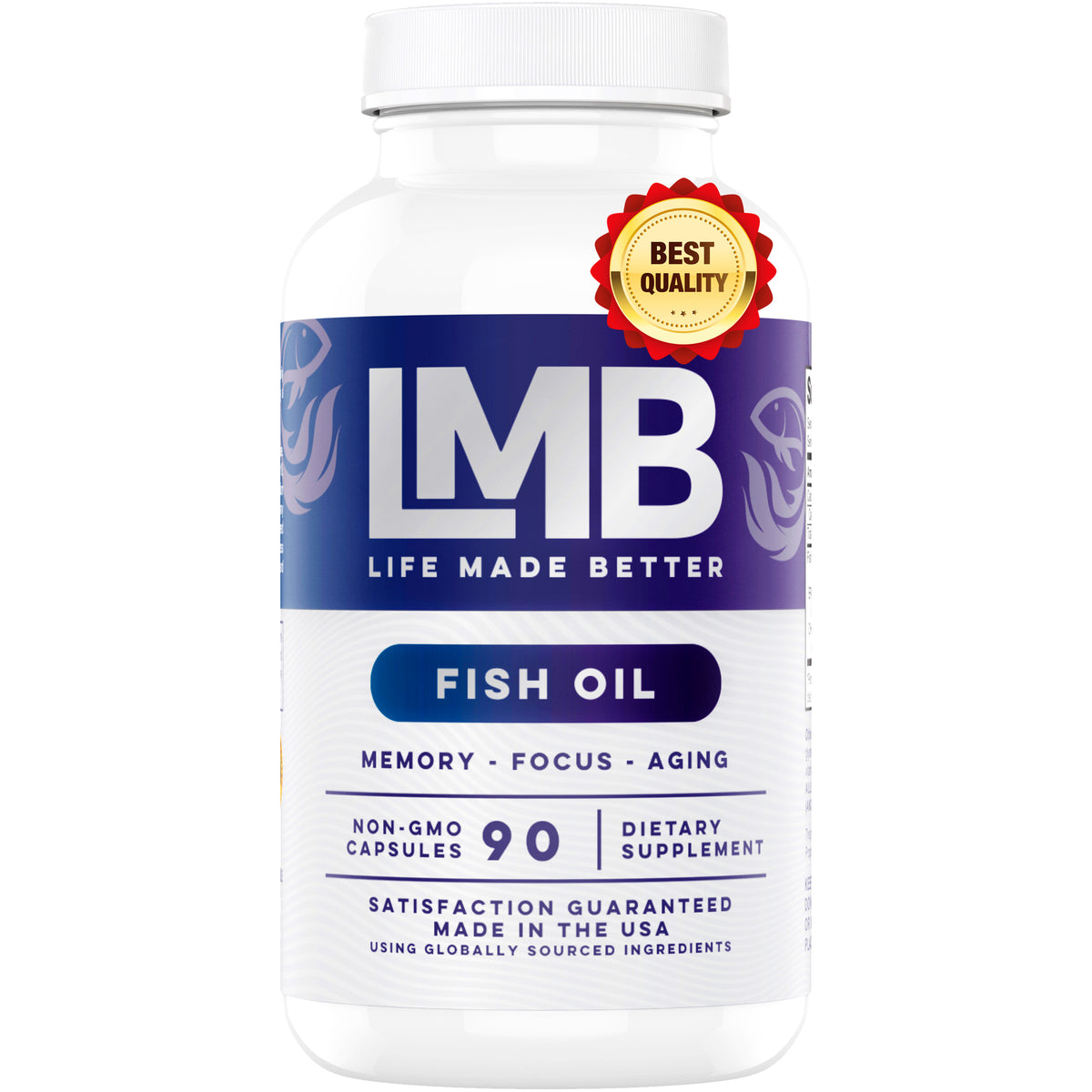 Omega 3 Fish Oil 3,000mg: Triple Strength Formula for Wellbeing – LMB ...